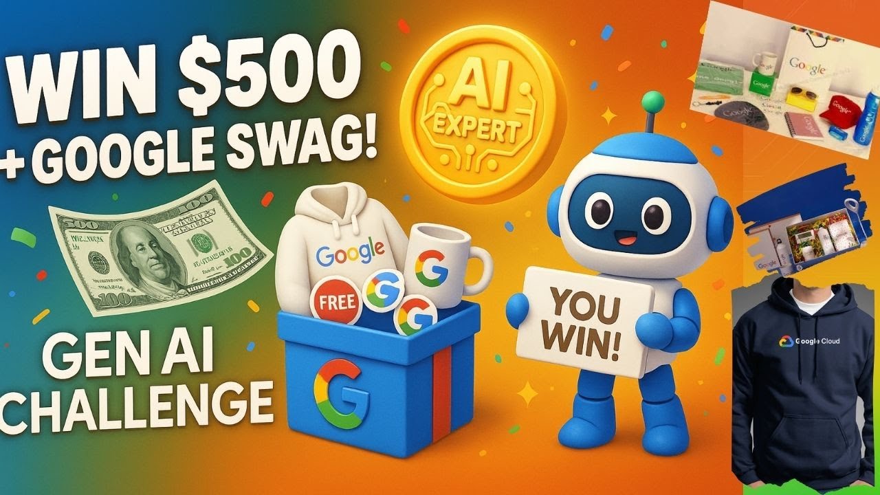 🚀 Win $500 Google Swag! Become a Gen AI Expert with Google’s Badge ...