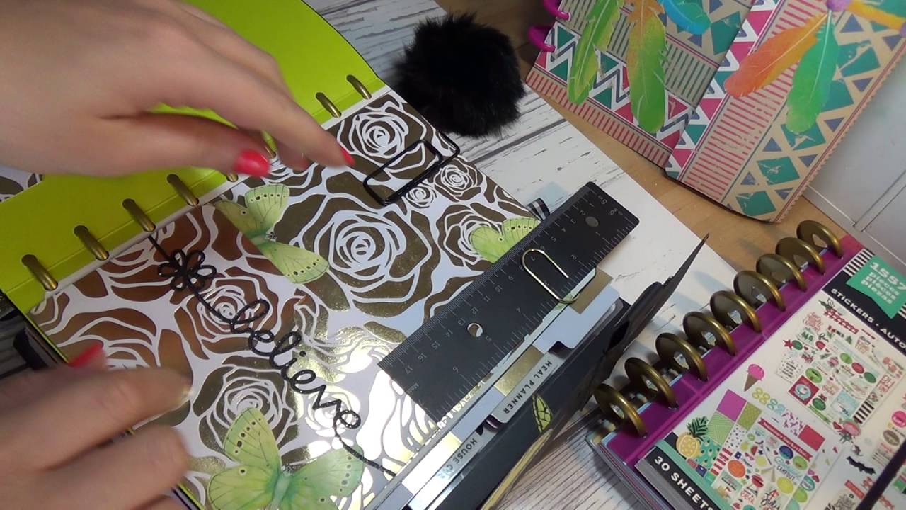 *Happy Planner Set Up & DIYs* - YouTube