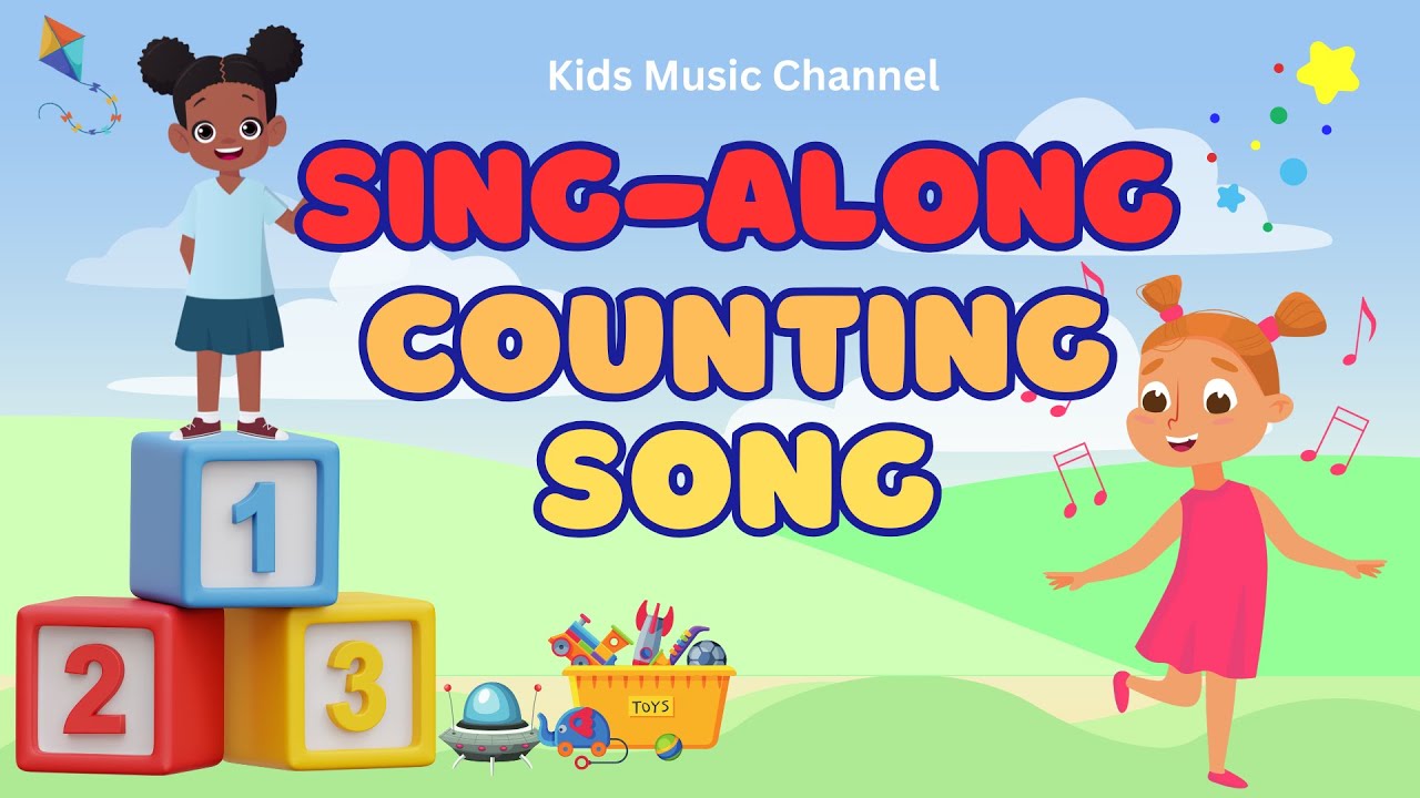 Sing-Along Counting 1 to 10 Song 🔤 | Easy Toddlers Lesson Learning ...