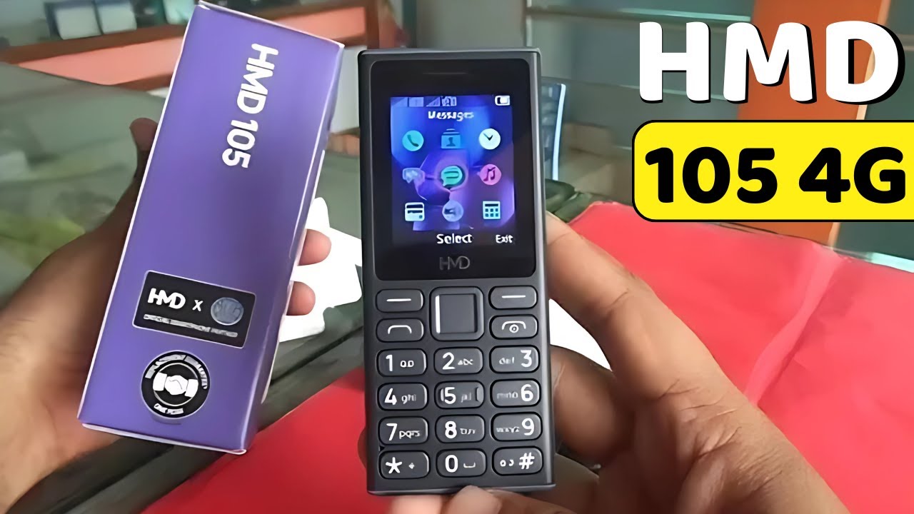 HMD 105 4G Featured Phone Review 😍😍 | New Keypad Mobile 2024 | Review ...