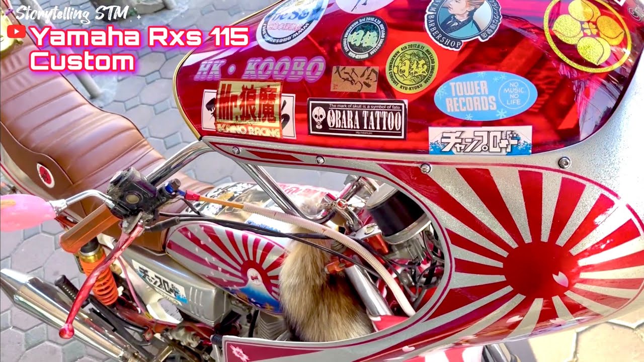 Yamaha Rxs115 Custom Bosozoku Motorcycle Japan Style - YouTube
