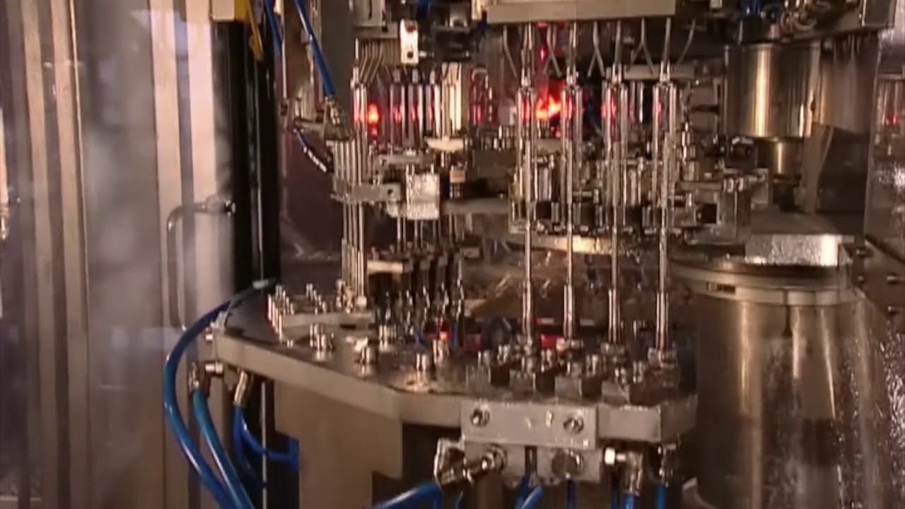 Glass Container Washing Machine - YouTube