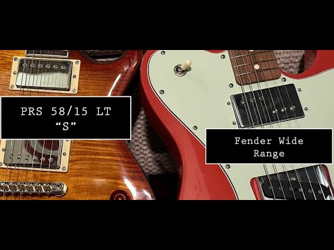Fender Wide Range CuNiFe vs. PRS 58/15 LT "S" Neck Pickup Comparison ...