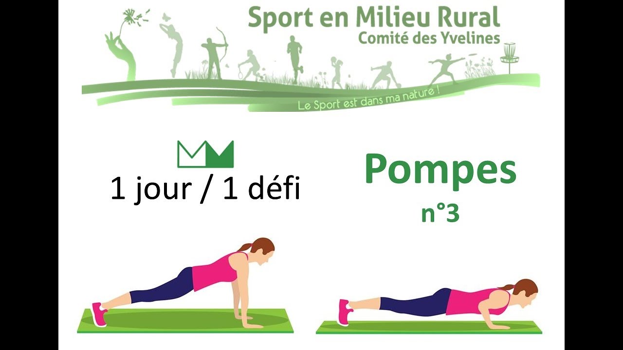 1 Jour / 1 Défi - Pompes (n°3) - YouTube