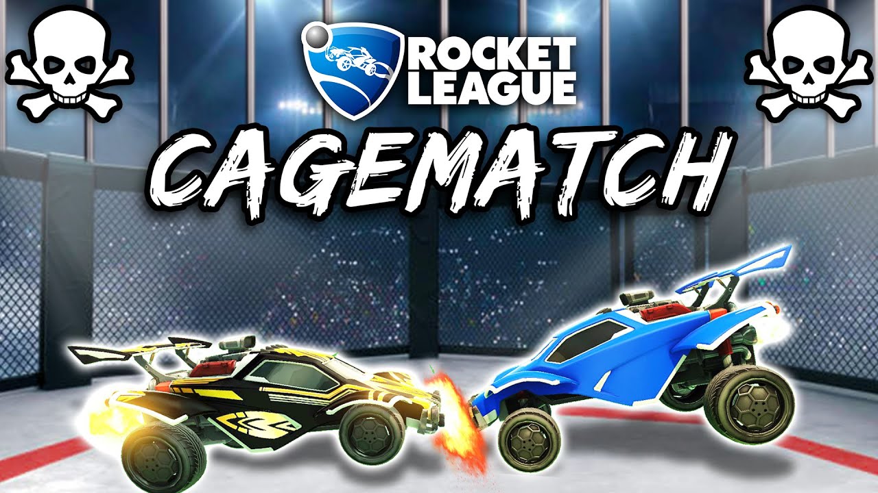 Rocket League, but it's a CAGE MATCH! - YouTube