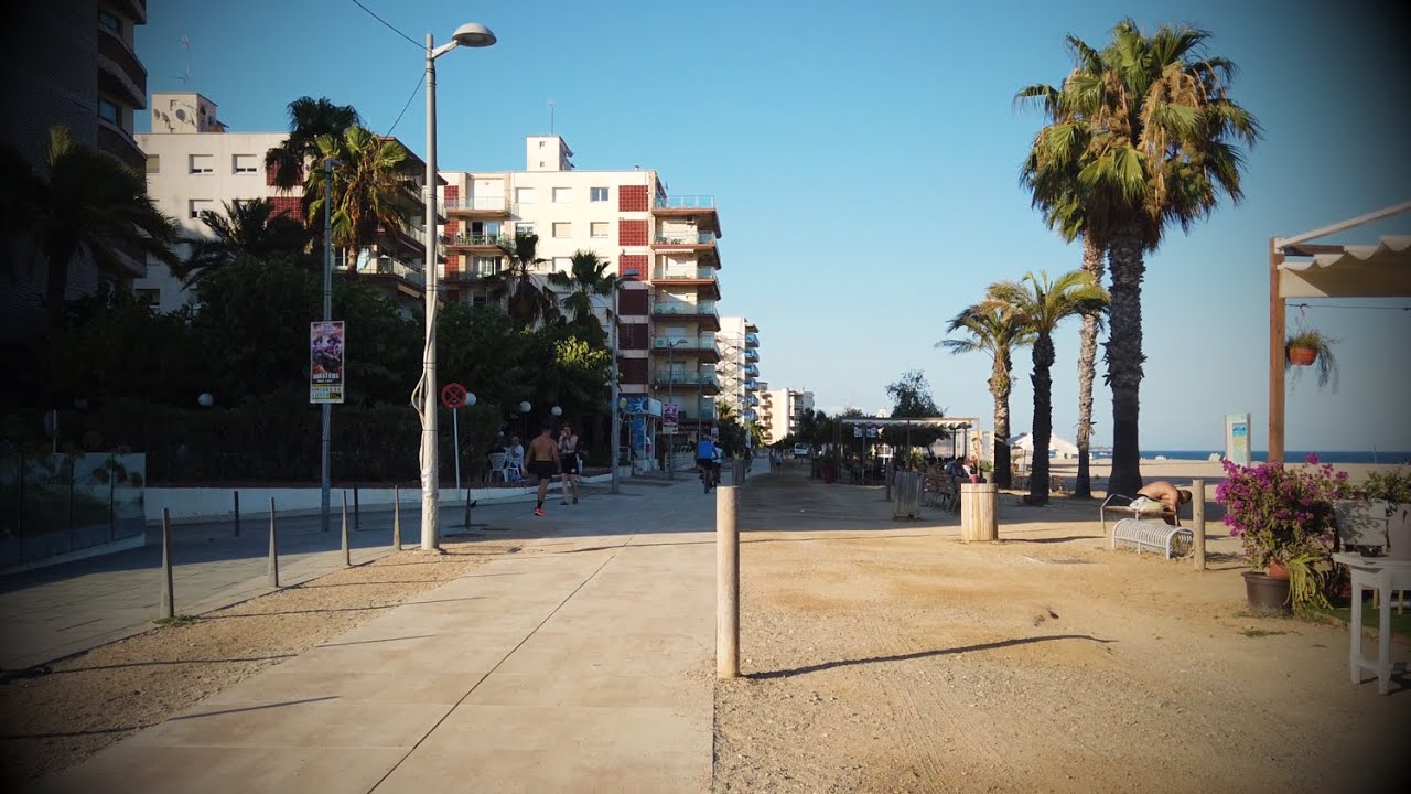 Santa Susanna beach & boulevard walk. - YouTube