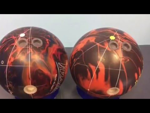 Bowler Compares Old Bowling Ball Technology to New Technology - YouTube