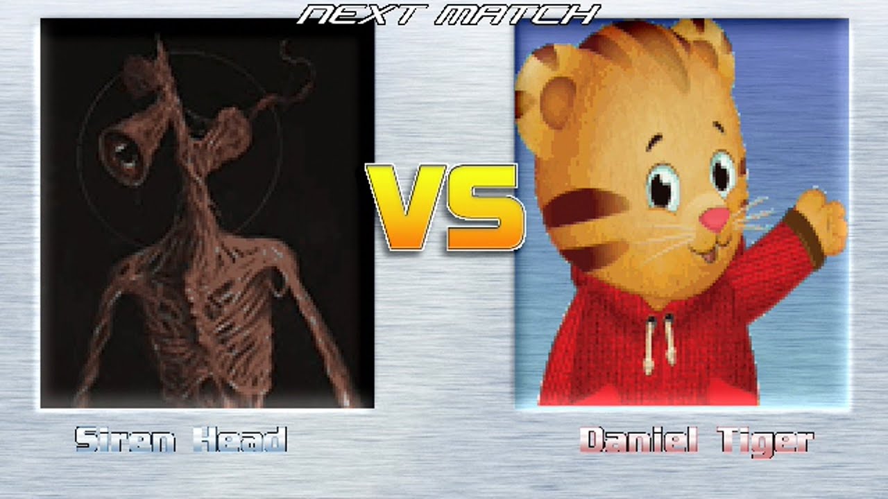 M.U.G.E.N BATTLES | Siren Head vs Daniel Tiger - YouTube