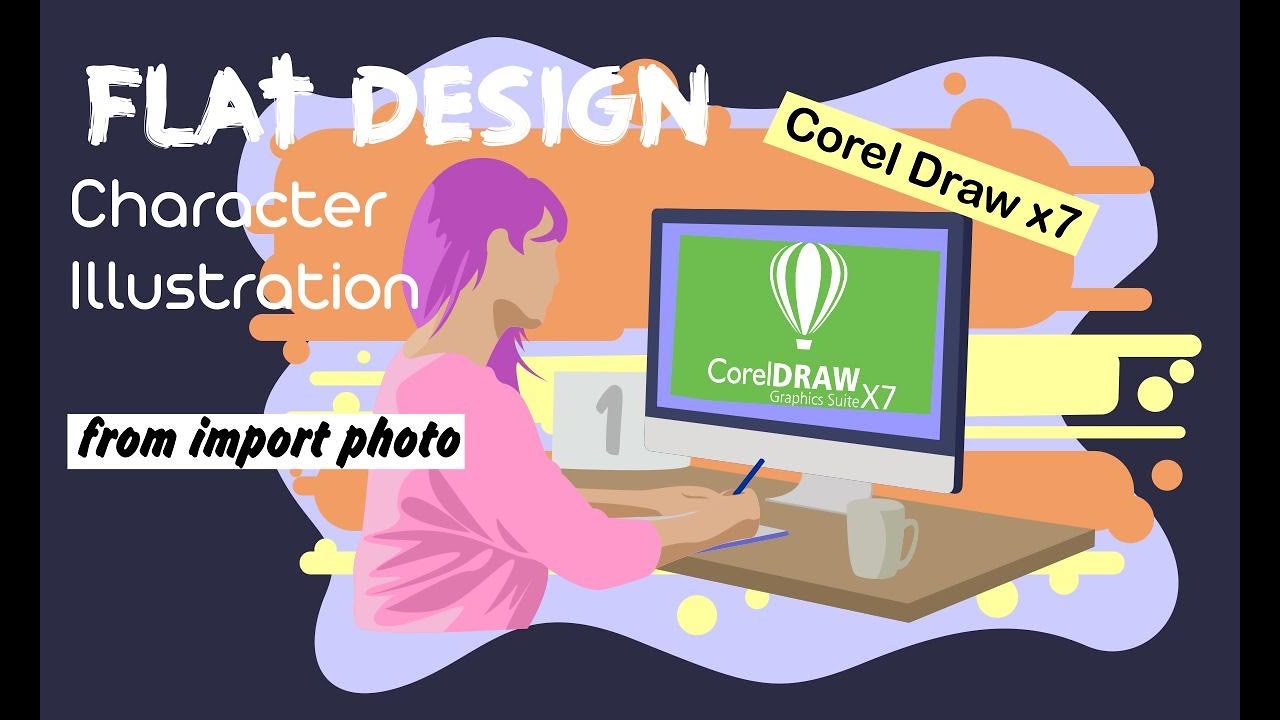Membuat Flat Design dengan corel draw x7 untuk Microstock - Timelapse ...