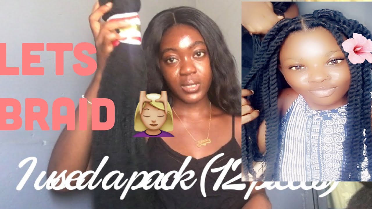 HOW I DO MY EASY & FAST TWIST BRAIDS FT IVY💛💆🏼‍♀️ - YouTube