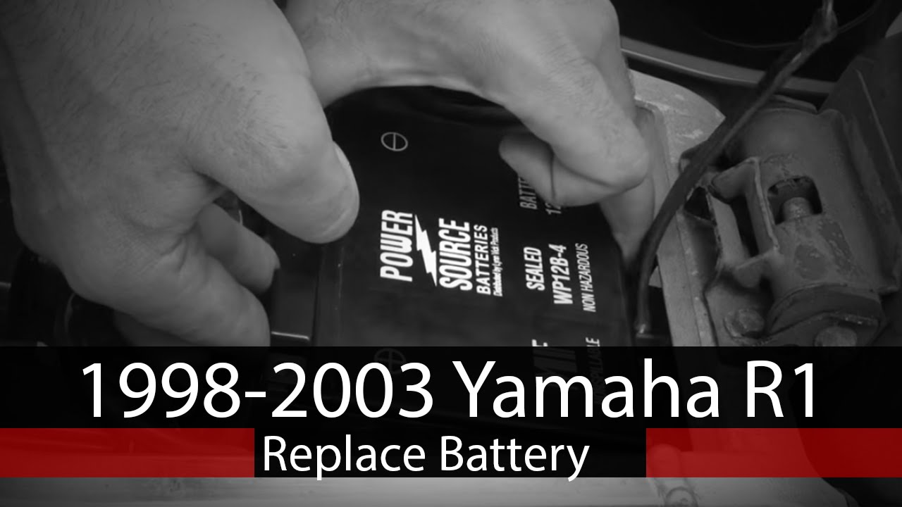 How To: Replace Battery on 1998-2003 Yamaha R1 - YouTube