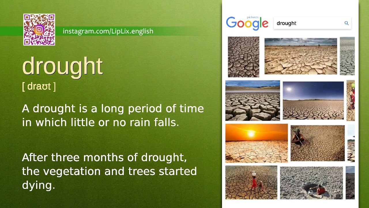 Drought : C2 level english vocabulary lesson, www.LipLix.com - YouTube