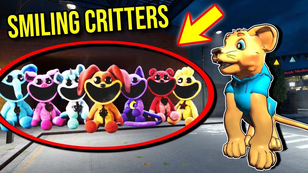 SMILING CRITTERS ARE FOLLOWING ME... (Garry's Mod Sandbox) - YouTube