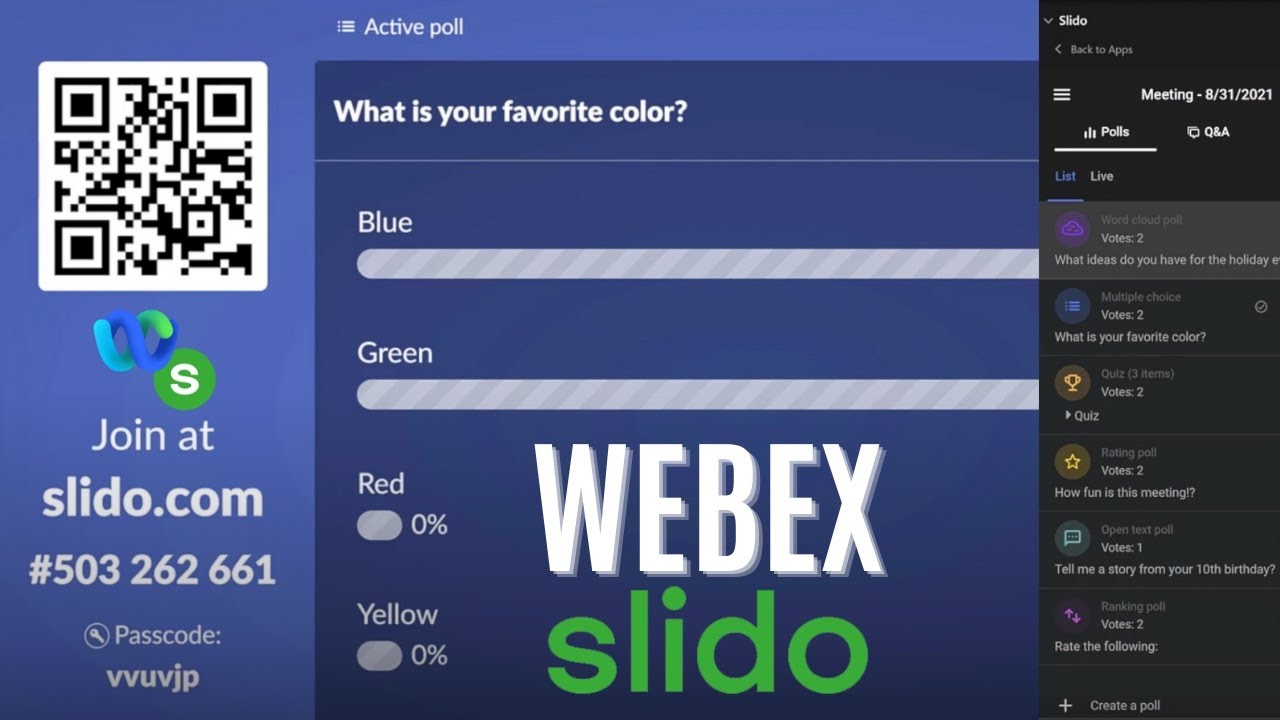 Webex Slido - YouTube