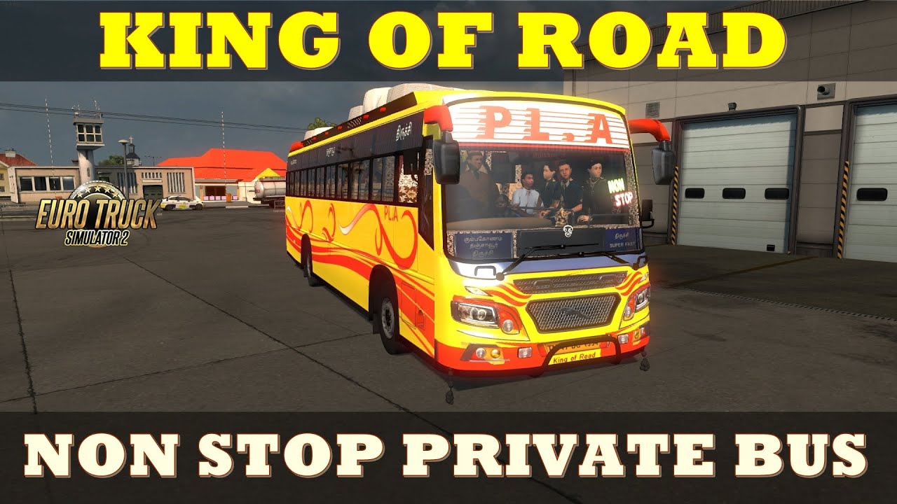 PLA Bus Drive in Tamil Nadu Map | Non Stop Bus | ETS2 Game Play - YouTube