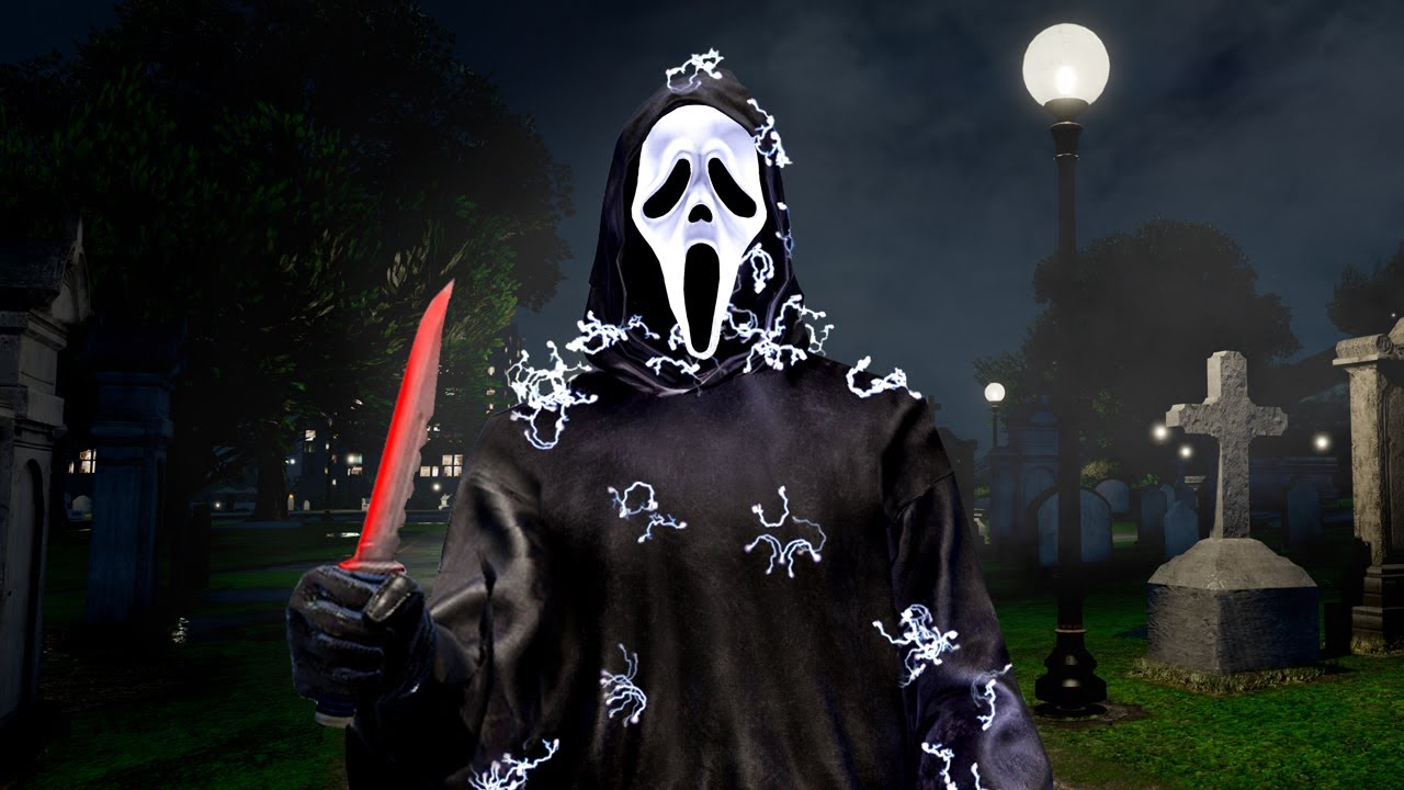 PLAYING as GHOSTFACE in GTA 5! - YouTube