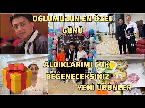 GURURLU GÜNÜMÜZ🎓ÇOK AĞLADI🤧ÜNLÜ MARKADAN HEDİYE🎁ALDIKLARIMI ÇOK BEĞENECEKSİNİZ⁉️NELER ALDIM NELER😍