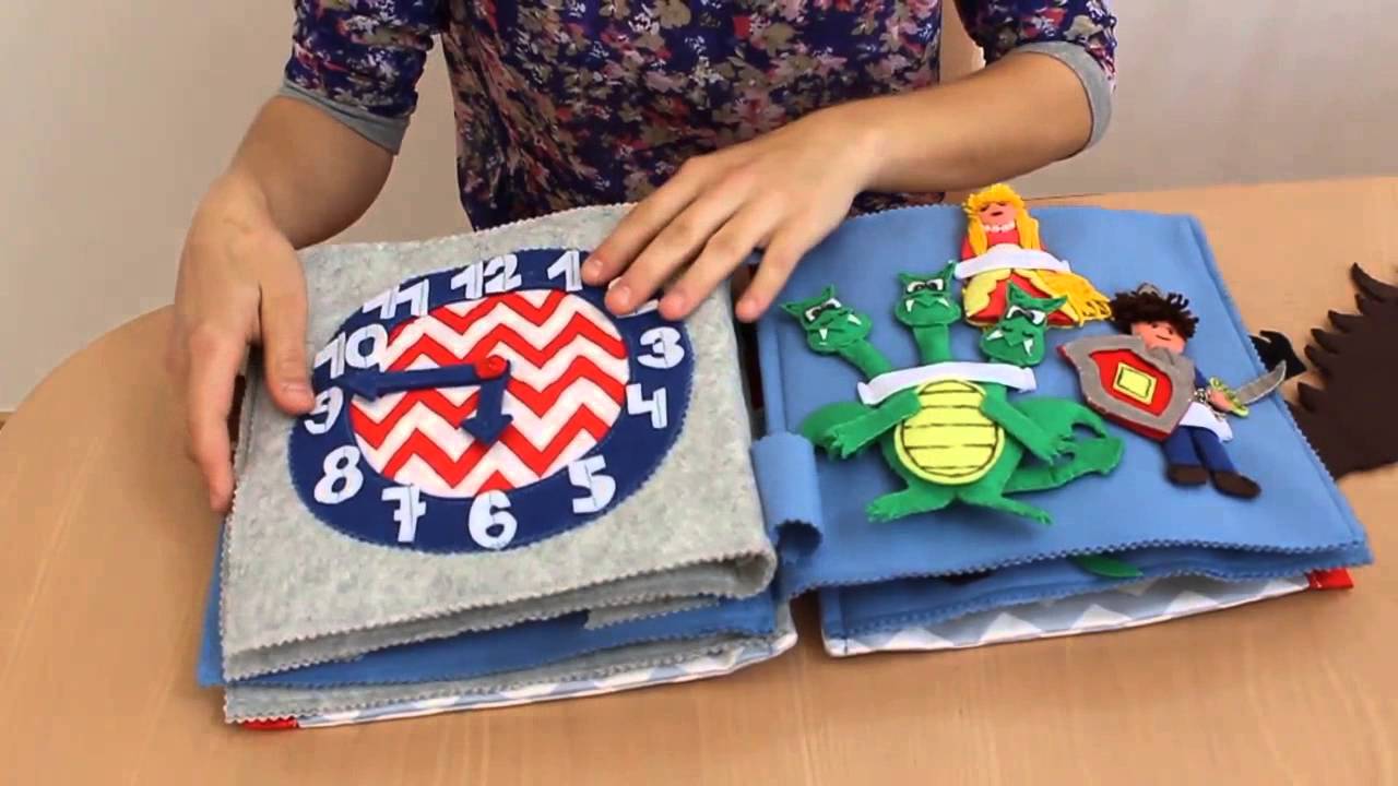 Educational Toy, Quiet and Soft Book Patchoka Dragon Quiet Book - YouTube