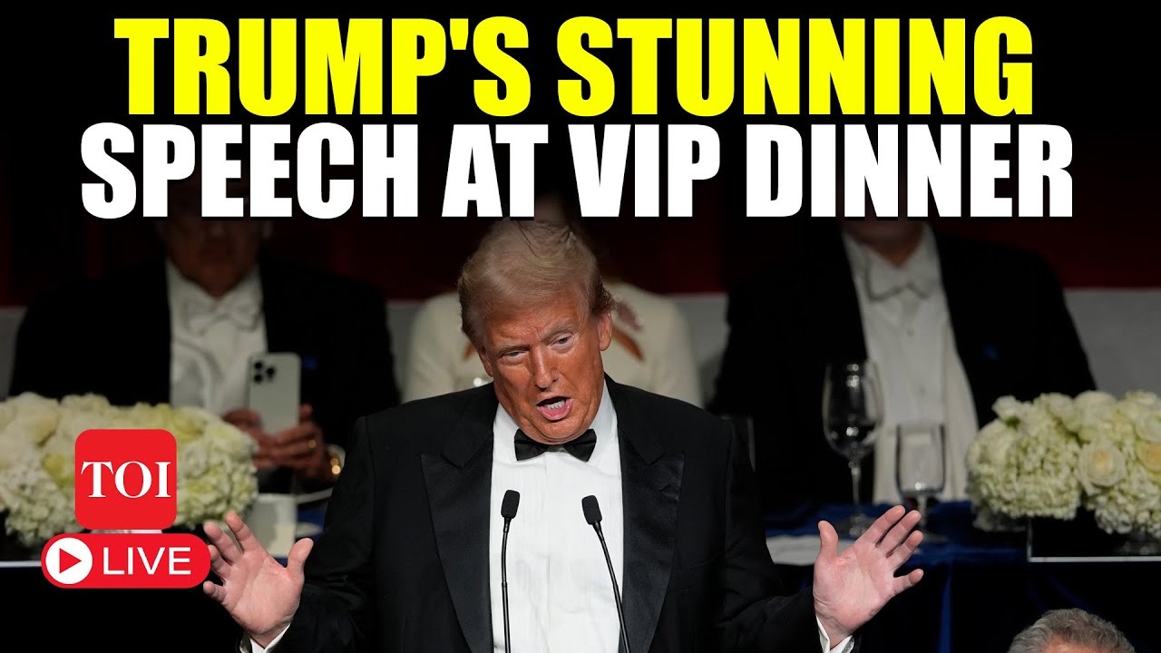 Trump VIP Speech LIVE I Trump Celebrates 'Impossible Victory' At Dinner ...