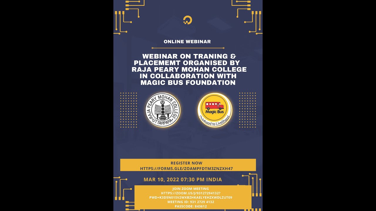 Webinar on Training & Placement - YouTube