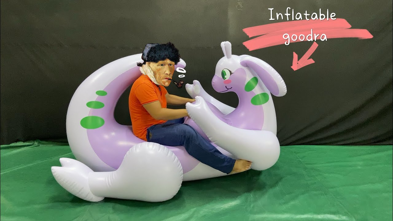 Hongyi Inflatable purple goodra｜Pvc 0.5mm ｜Can bear a person weight ...