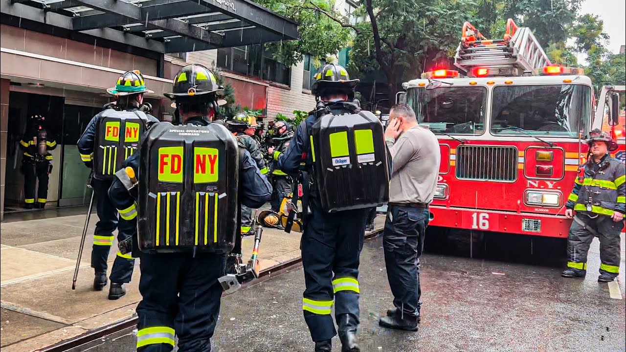 **RARE Rebreather Ops & MAJOR FDNY Response!** Heavy Traffic to 2-Alarm ...