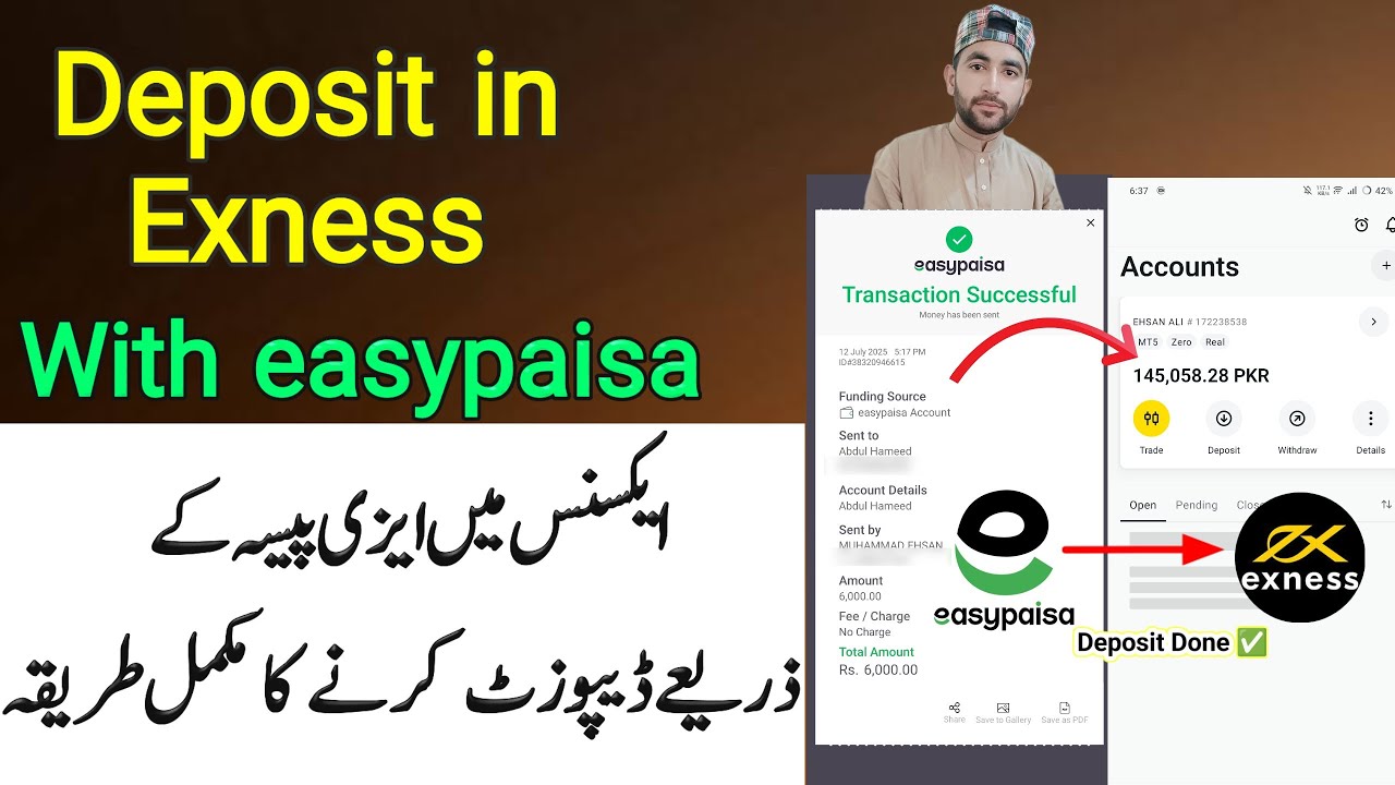 How to Deposit in Exness by easypaisa in 2025 | deposit money exness in ...