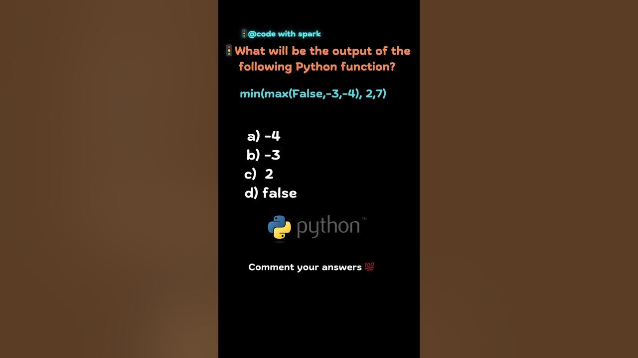 Python Functions 💥comment Your Answer Python Pythonquiz Pythoncoding