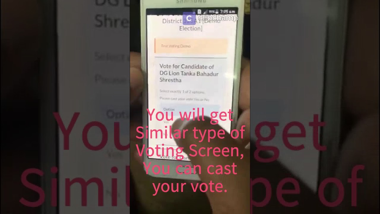 How to Vote from SMS Link - YouTube