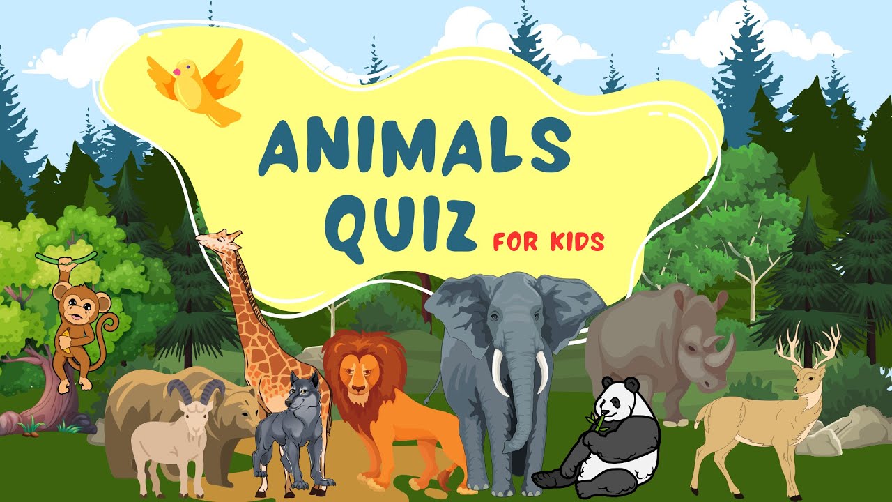Kids Quiz : Guess the Animal, Learn about Animals Quiz for Kids, ABC ...