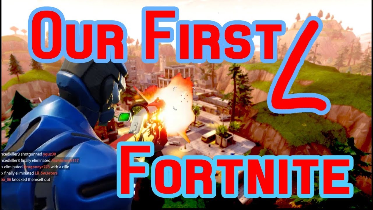 OUR FIRST FORTNITE GAMES! - YouTube