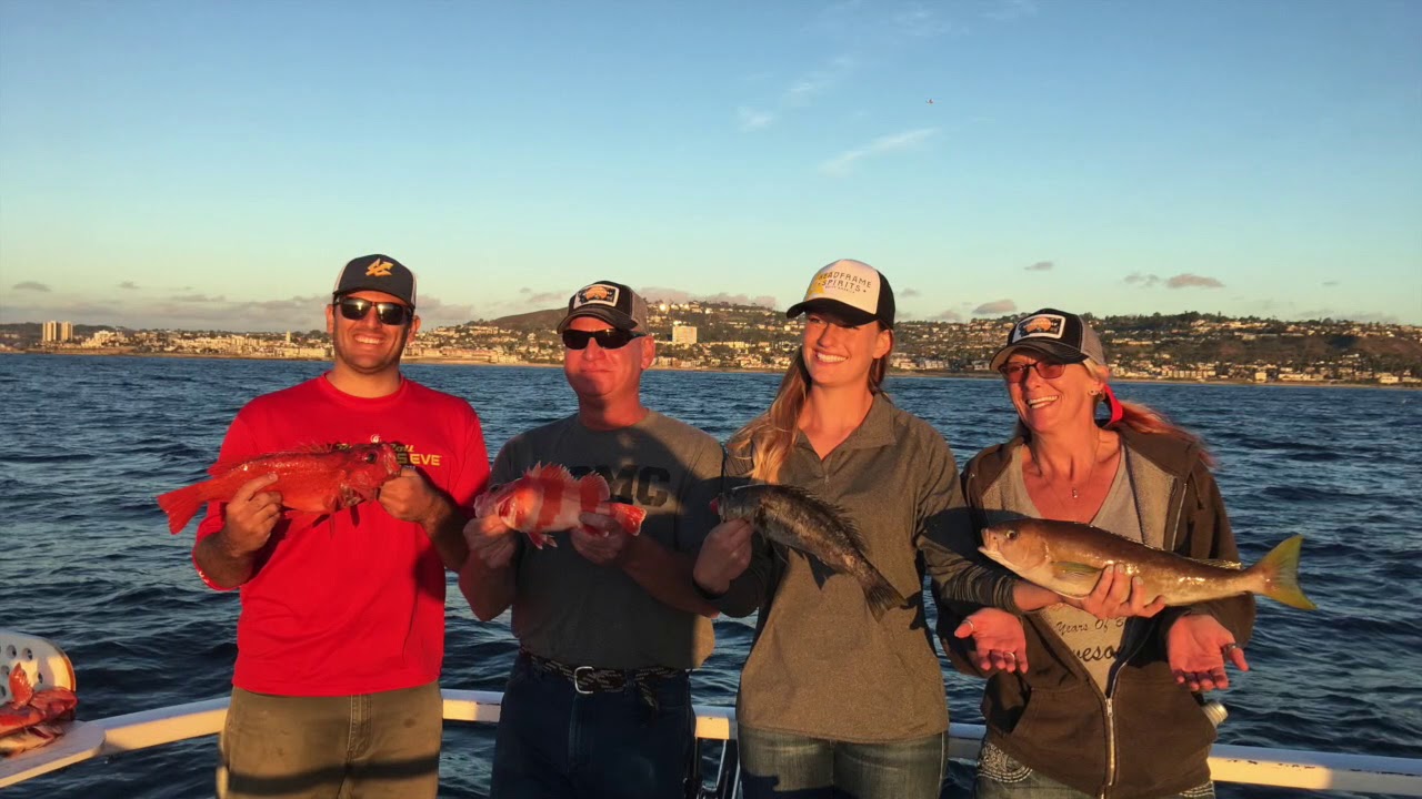 Rock Fish Rocking & Rolling For A Great Group Of Anglers (Video Footage ...