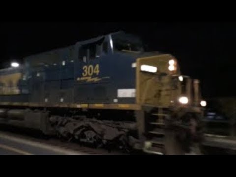 [CSXT]304 GE CW44AC & 7917 GE CW40-8 Leads A Very Long W105-13 Empty Coal Train NB In Fay NC ...
