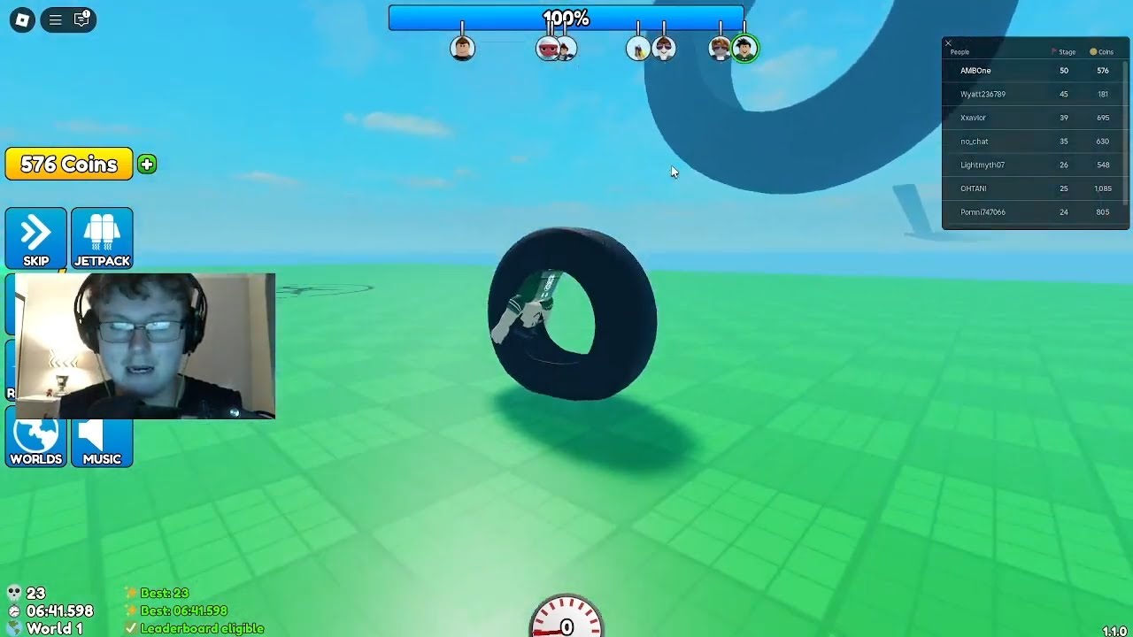 Roblox BUT IN A TYER Only *OBBY* - YouTube