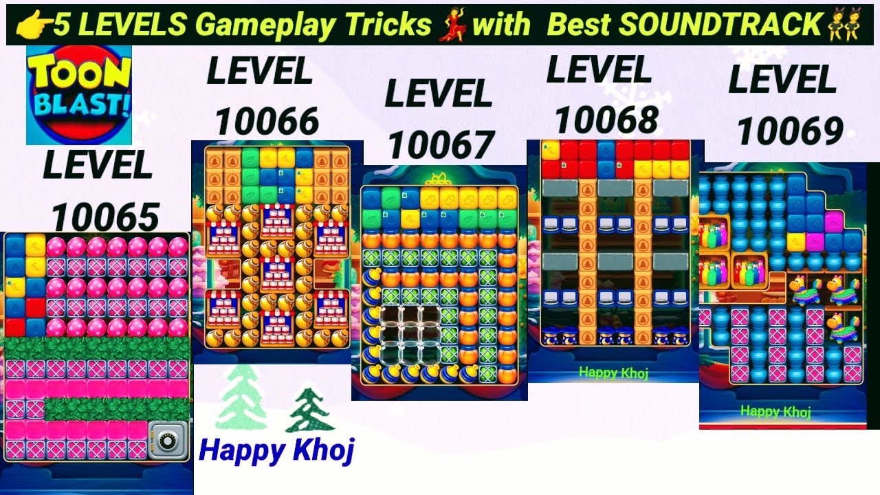 Toon Blast Level 10065-10066-10067-10068-10069 |🌿5 Levels gameplay 🐊 - YouTube