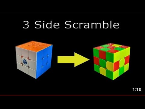 🔥THREE SIDE SCRAMBLE PATTERN IN CUBE (3×3)🔥 - YouTube