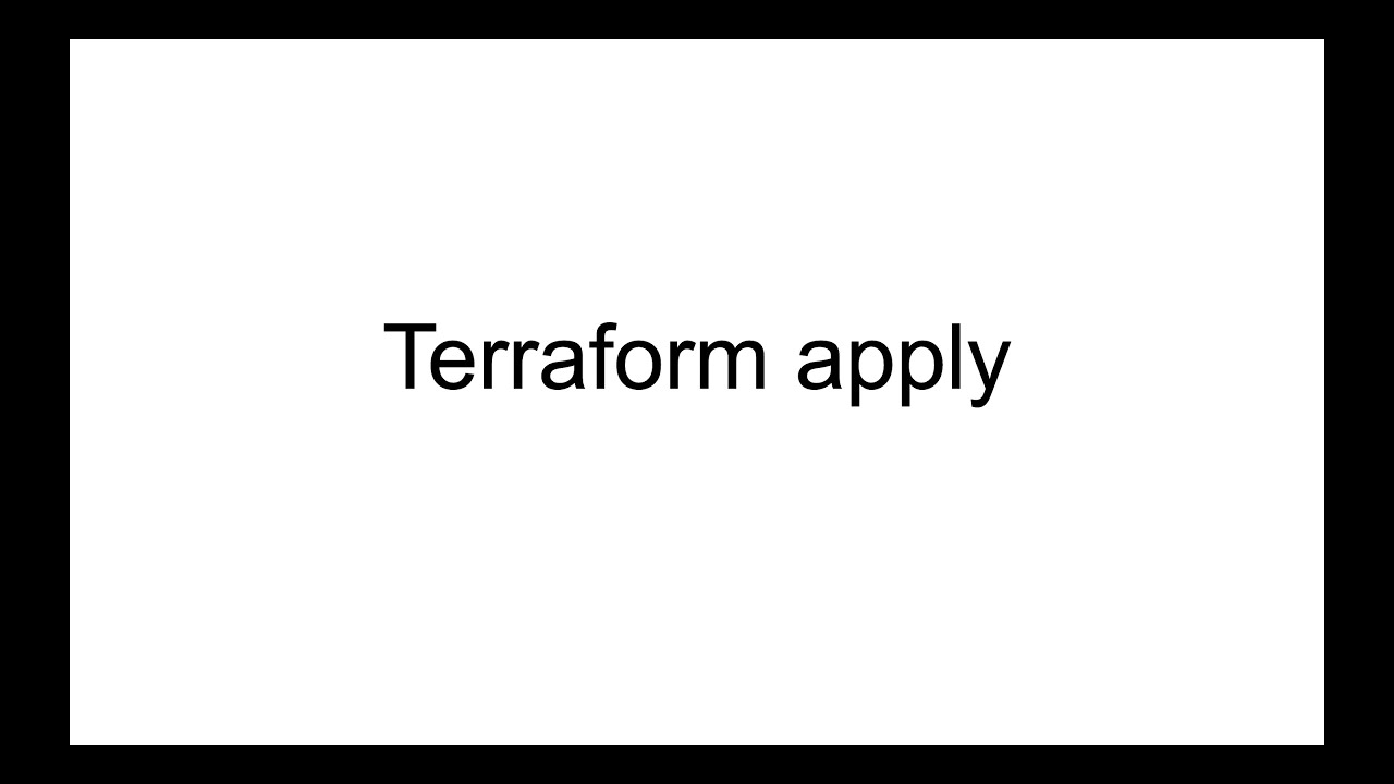 Terraform Apply - YouTube