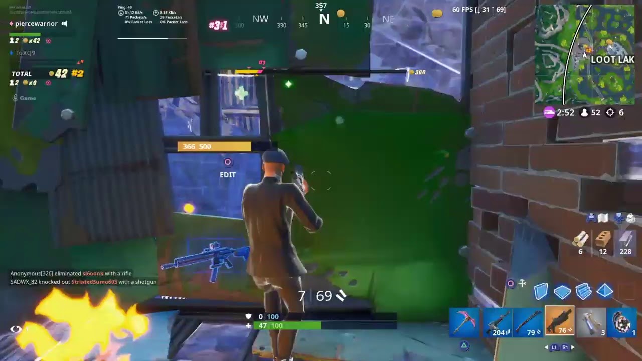 PS4 pro: Fortnite pro gameplay - YouTube