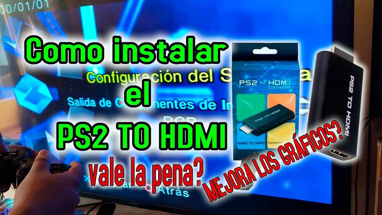 COMO INSTALAR EL PS2 TO HDMI - MEJORA LOS GRAFICOS? 2023 - YouTube