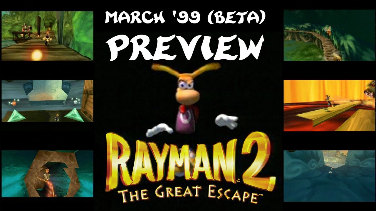 Rayman 2 Preview/Trailer (1999-03-19) upscaled - YouTube