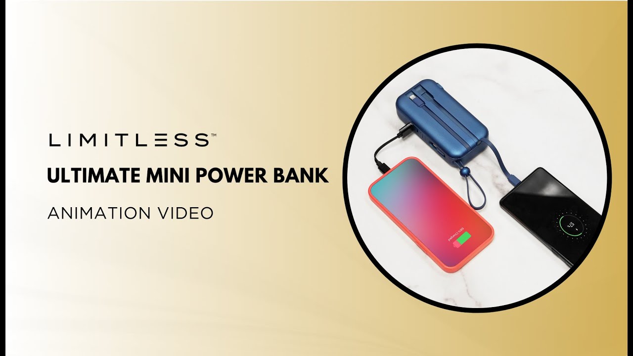 Ultimate Mini Power Bank 10,000mAh Portable Power Bank With Digital ...