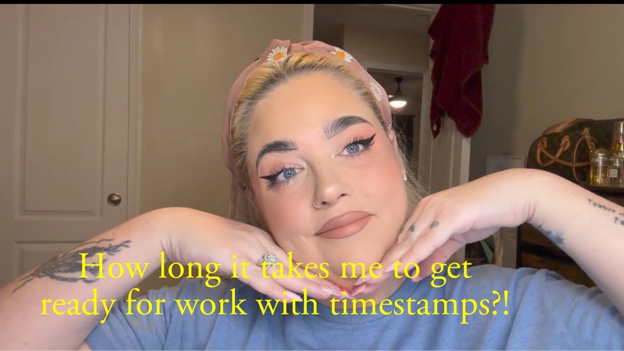 Get ready with me for work with Timestamps! - YouTube