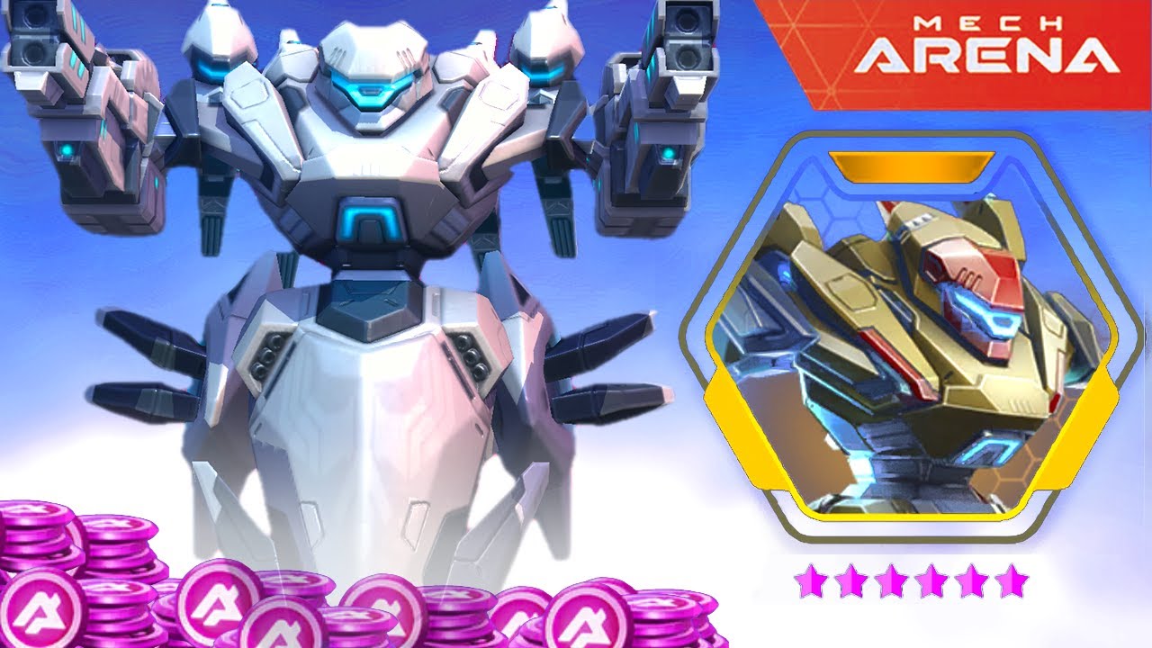 Mech Arena Free 10.000 A-Coins - Happy Winners 🏆 - YouTube