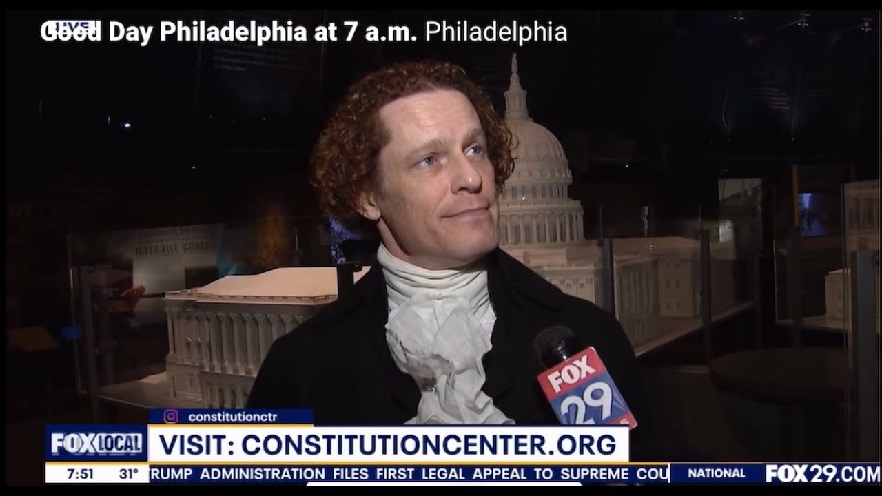 Fox 29 Philadelphia interviews Thomas Jefferson on Presidents Day 2025 ...