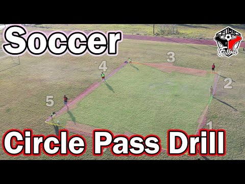 Soccer - Circle Passing Drill - YouTube