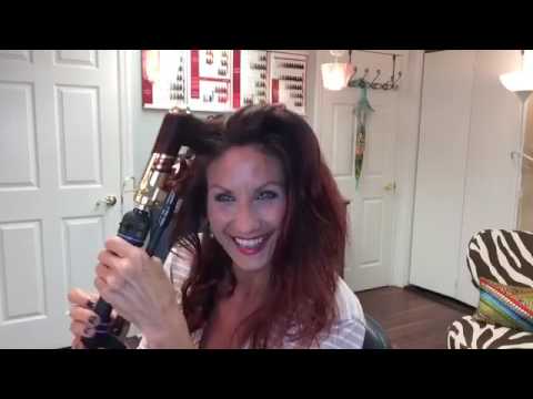 beach waves with marcel iron - YouTube