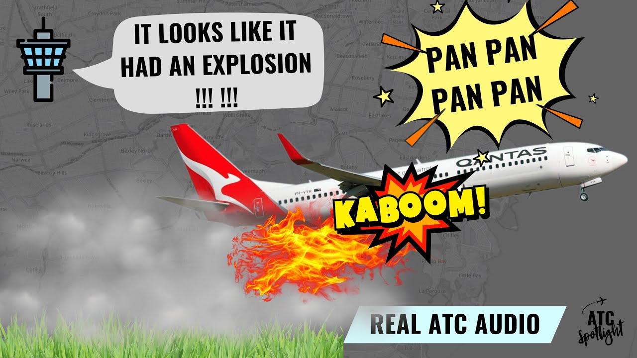 Qantas Flight Engine Explosion at Takeoff: ATC Audio Captures Emergency ...