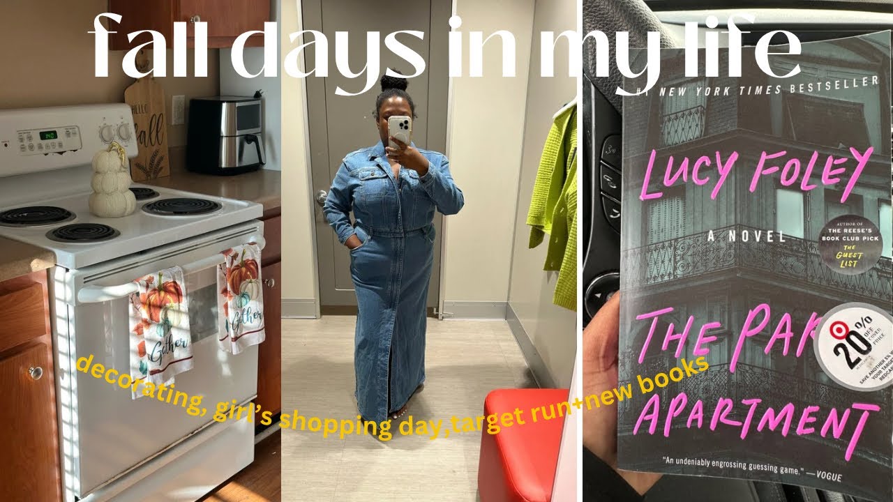 Vlog: 🍁target run, girls day with my sister+niece, fall decorating and ...