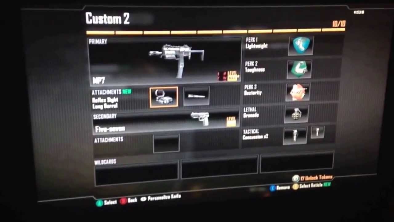My classes on call of duty black ops 2 - YouTube