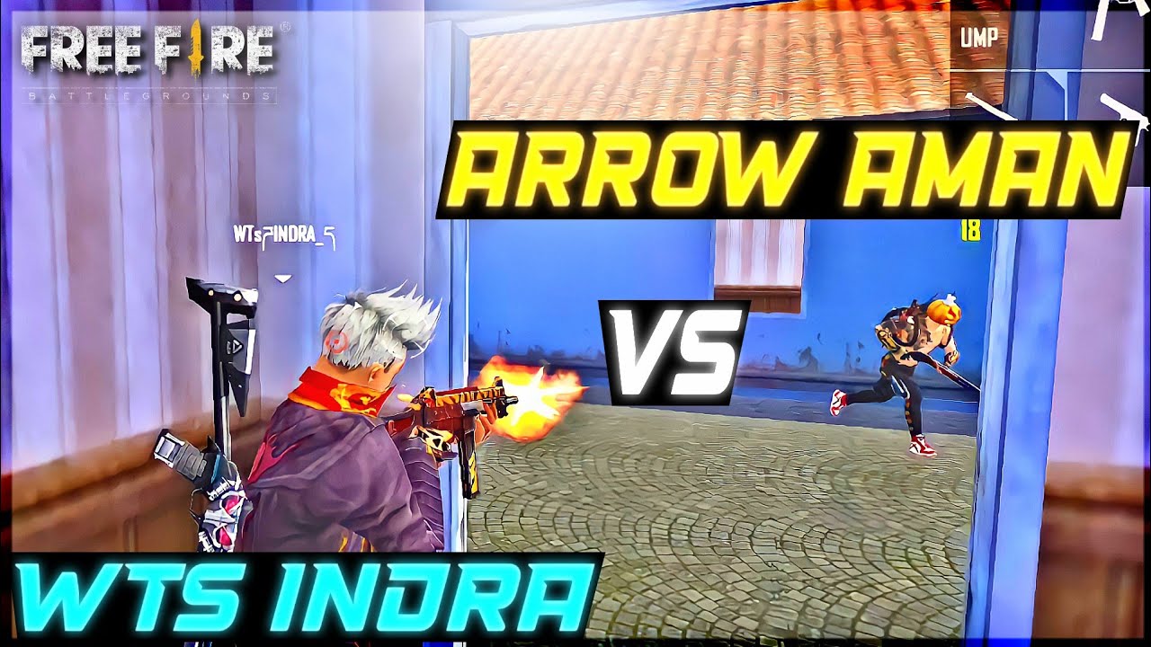 WTS INDRA VS ARROW AMAN FREEFIRE MAX CUSTOM MATCH - YouTube